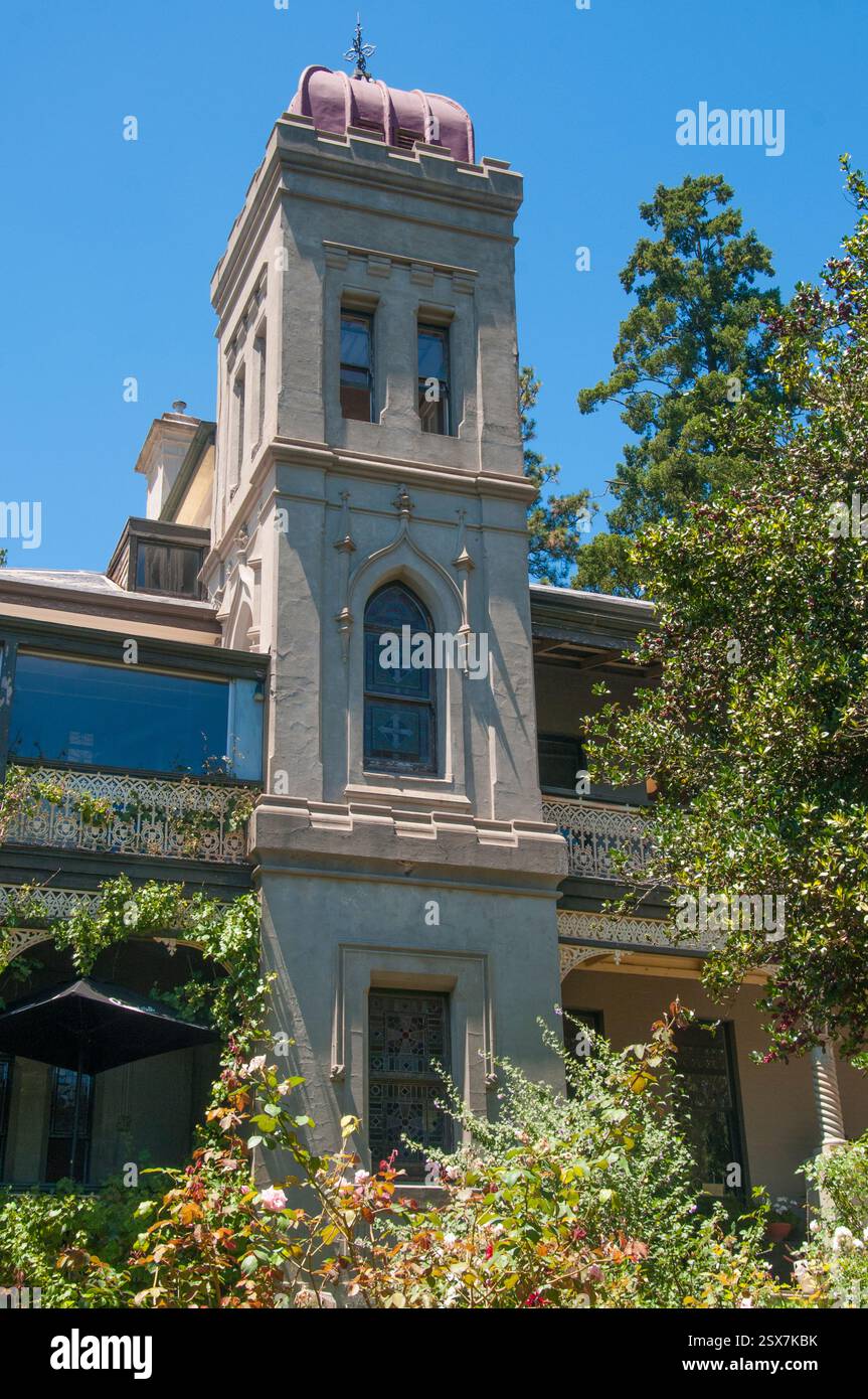 Nestled on the crest of Wombat Hill, overlooking the goldfields town of ...