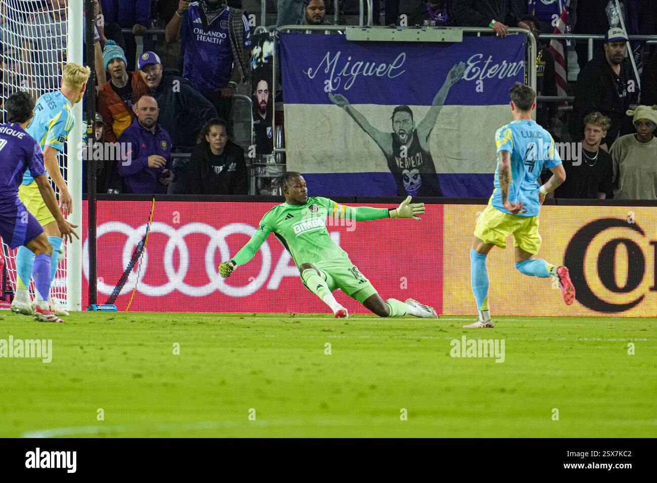 Orlando, Florida, USA, February 22, 2025, Philadelphia Union goalkeeper ...