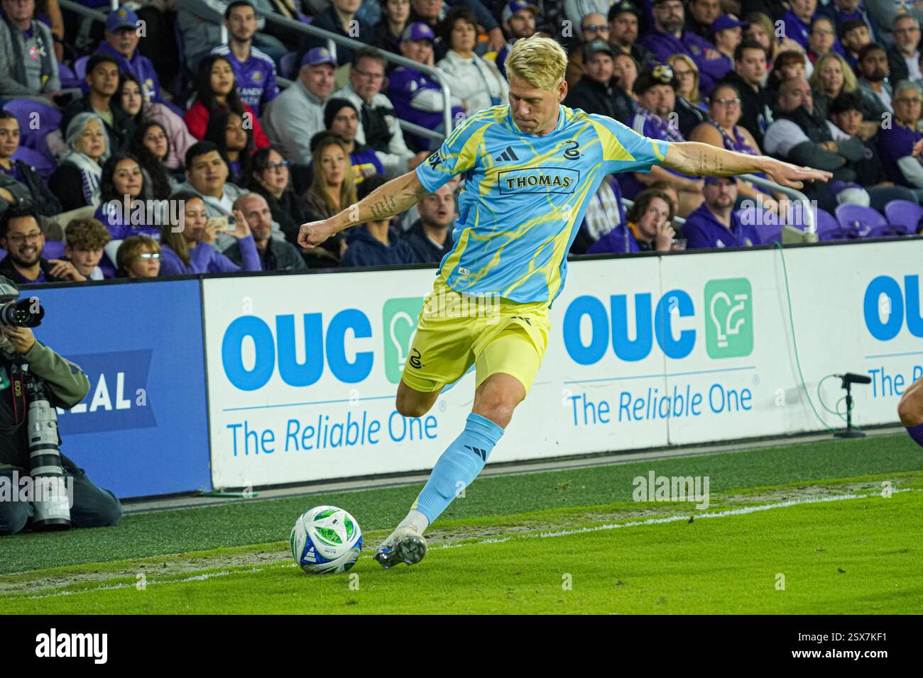 Orlando, Florida, USA, February 22, 2025, Philadelphia Union defender ...