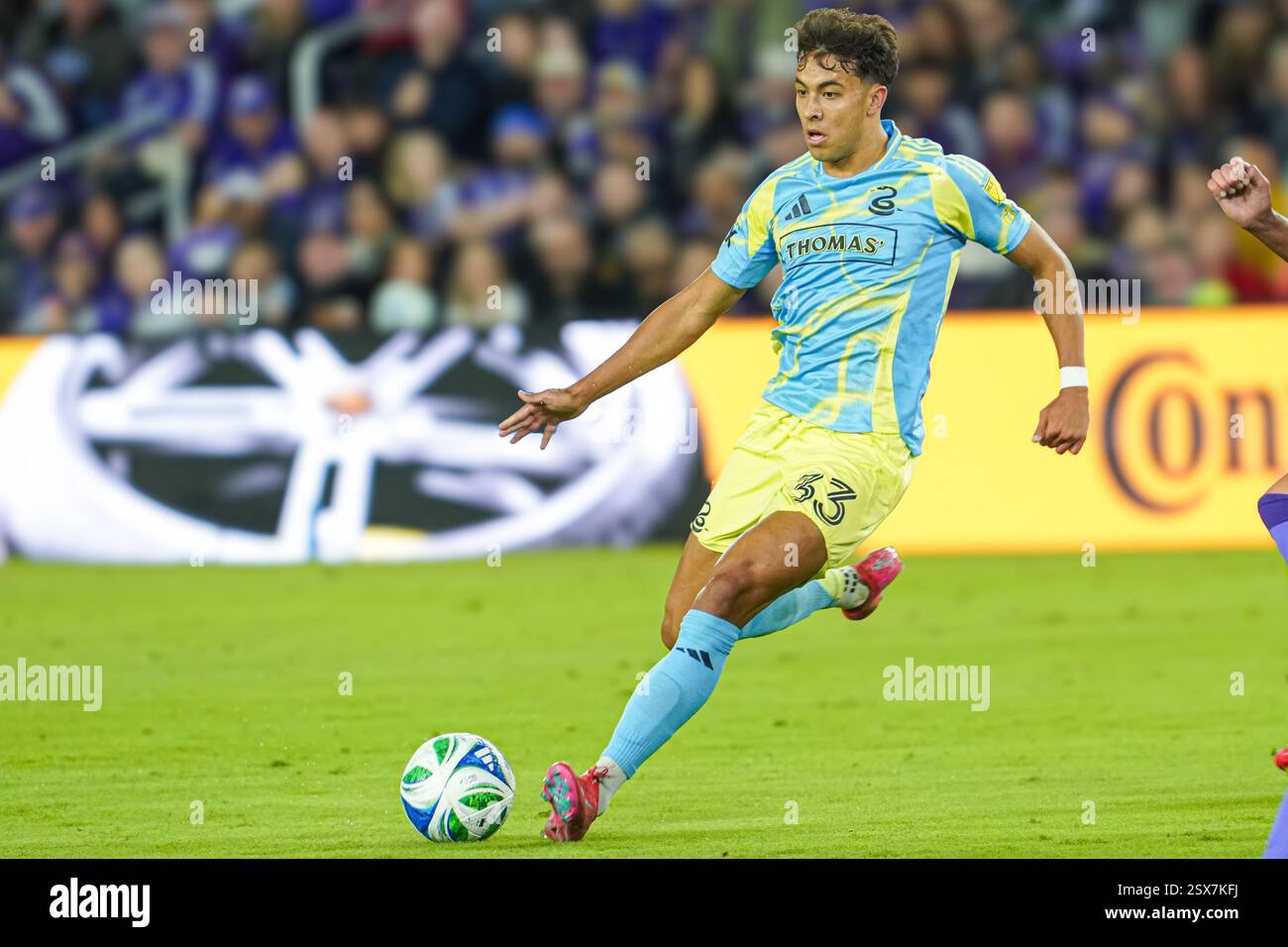 Orlando, Florida, USA, February 22, 2025, Philadelphia Union midfielder ...
