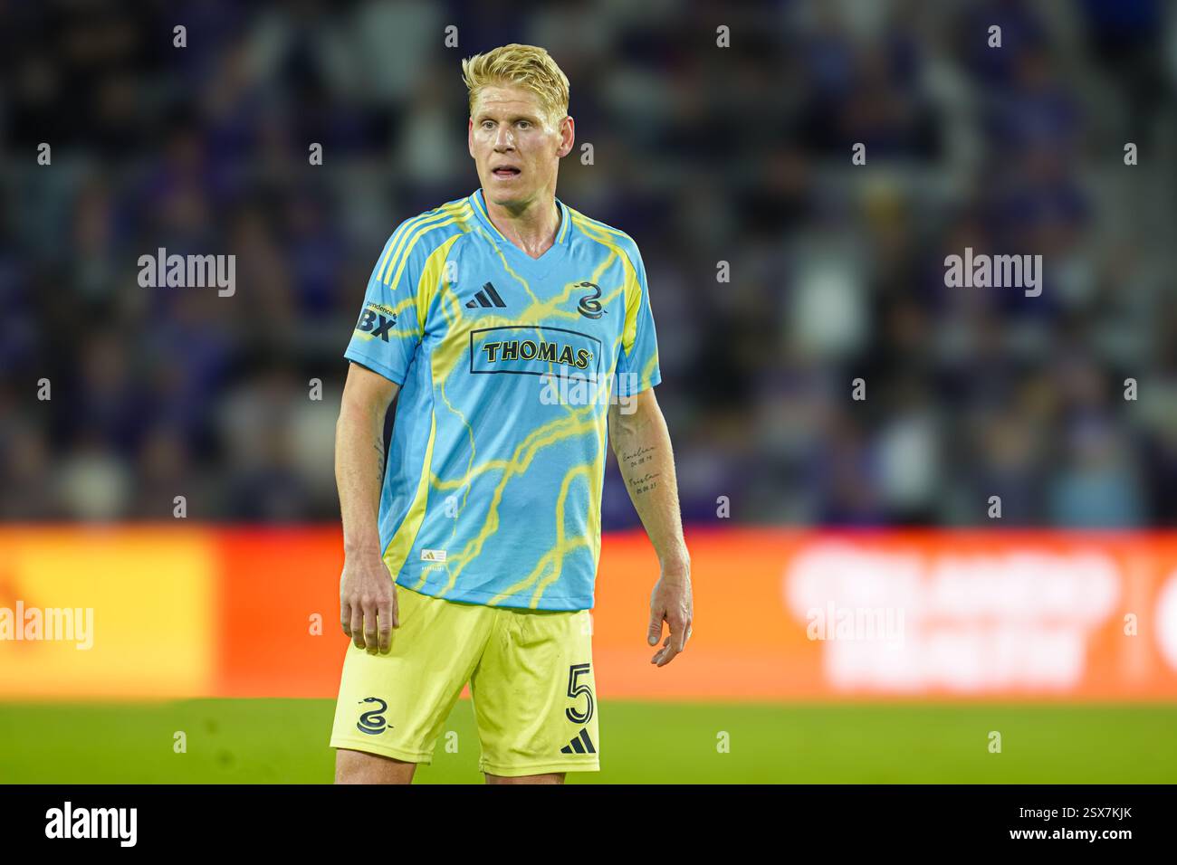 Orlando, Florida, USA, February 22, 2025, Philadelphia Union defender ...