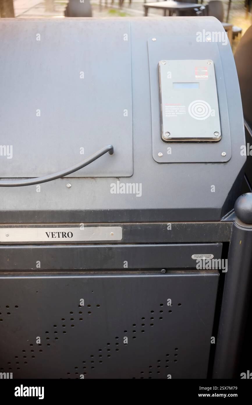 Cremona, Italy February 9th 2025 Close up view of a sleek, modern ...