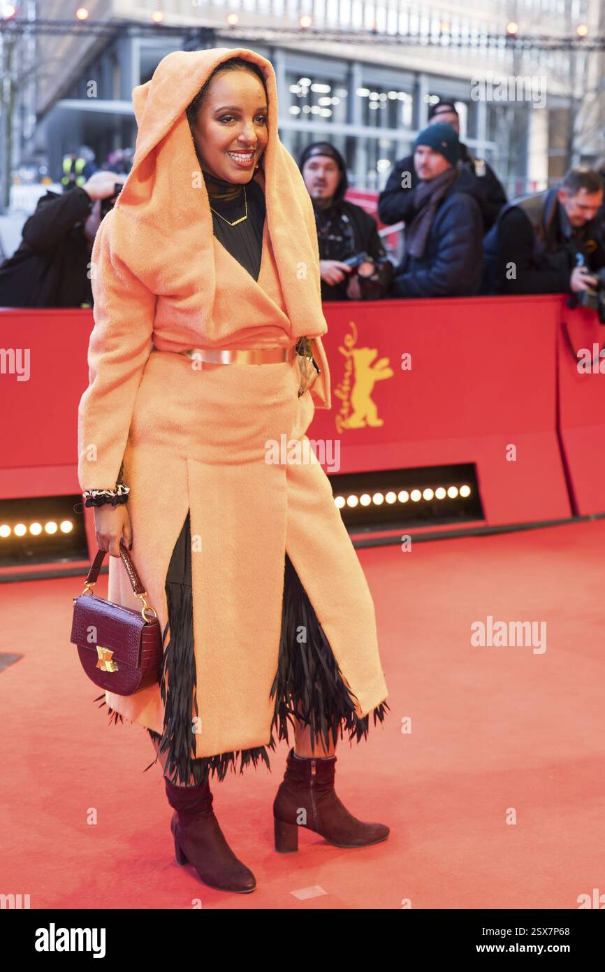 Benita Sarah Bailey on the red carpet in front of the award ceremonies ...