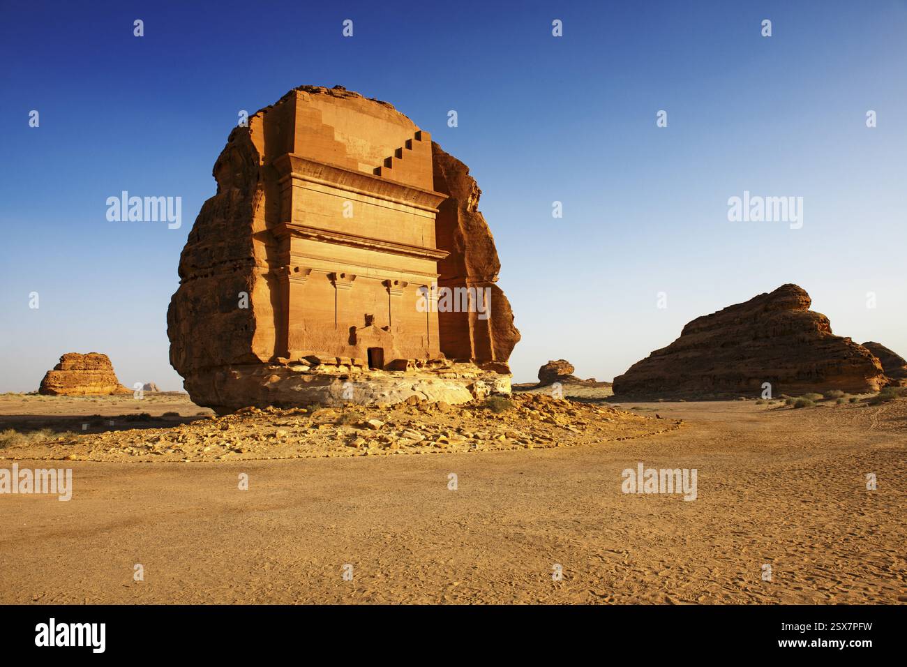 Tomb of Lihyan, son of Kuza, Unesco site Maidan Saleh or Hegra, Al Ula ...