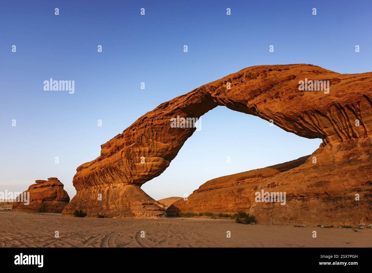 Rainbow Rock, The Arch, Hail Region, Al Ula, Saudi Arabia, Asia Stock ...