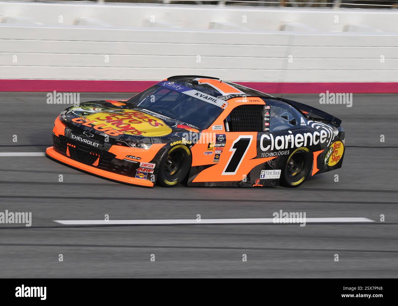 ATLANTA, GA - FEBRUARY 22: Carson Kvapil (#1 JR Motorsports Bass Pro ...