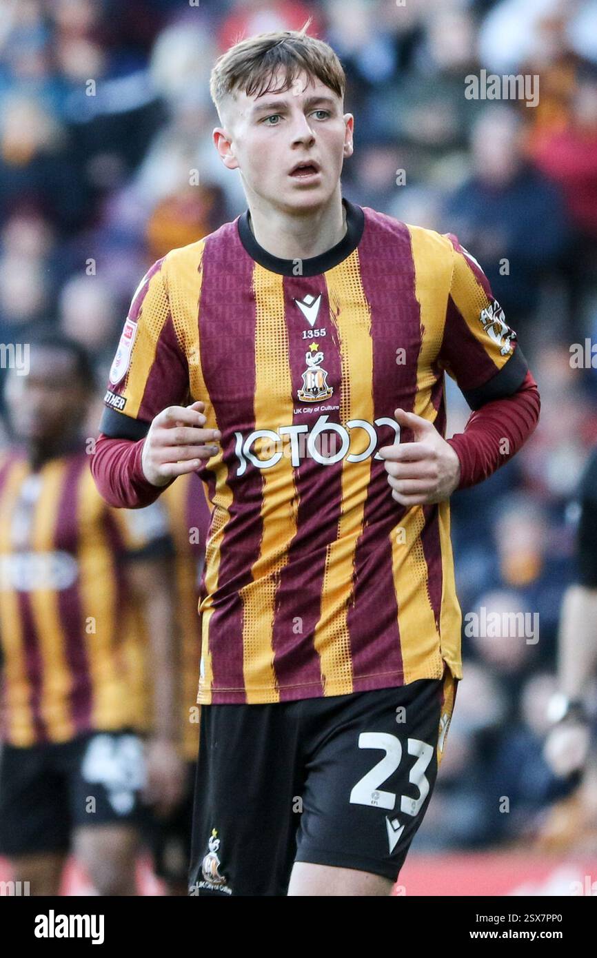 Bradford, UK. 22nd Feb, 2025. Valley Parade, Bradford, England ...