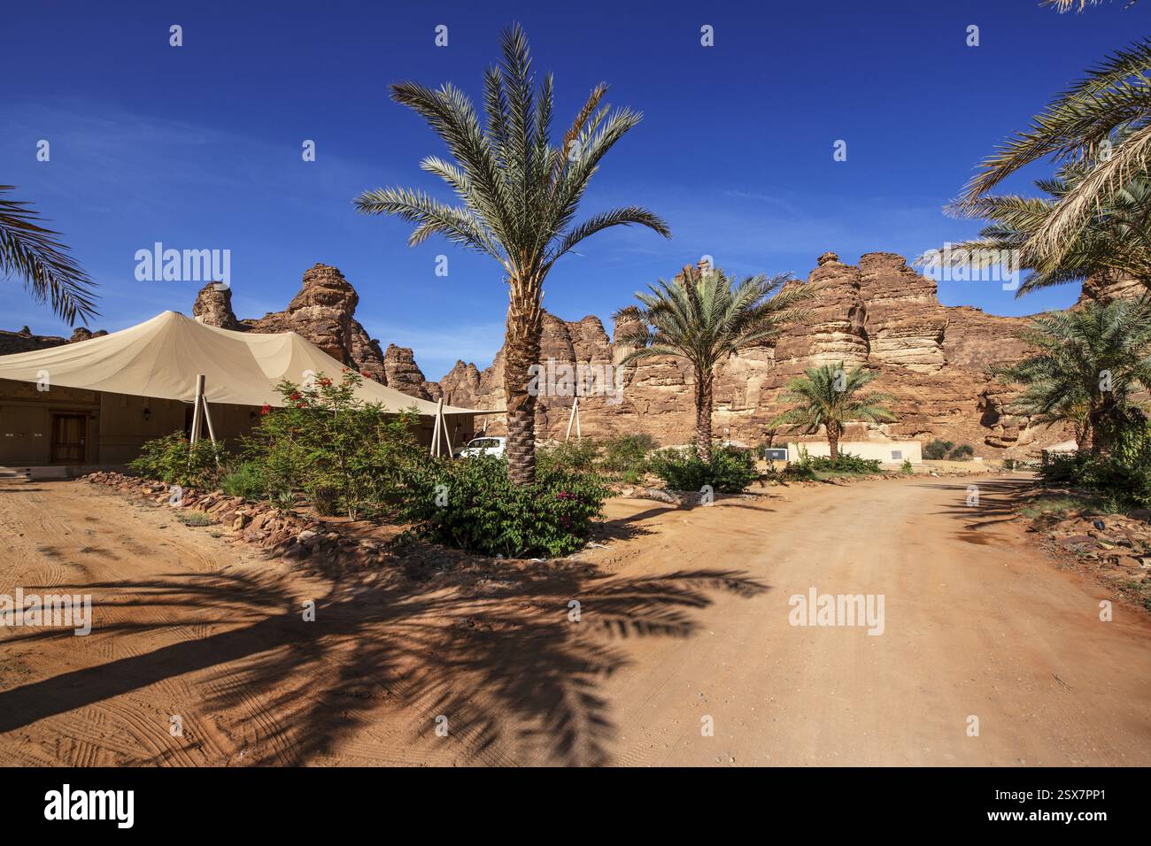 Hotel Shaden Resort, Al Ula, Kingdom of Saudi Arabia Stock Photo - Alamy