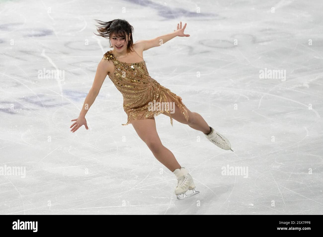 Alysa Liu of the U.S. performs during the women's free skating at the ...