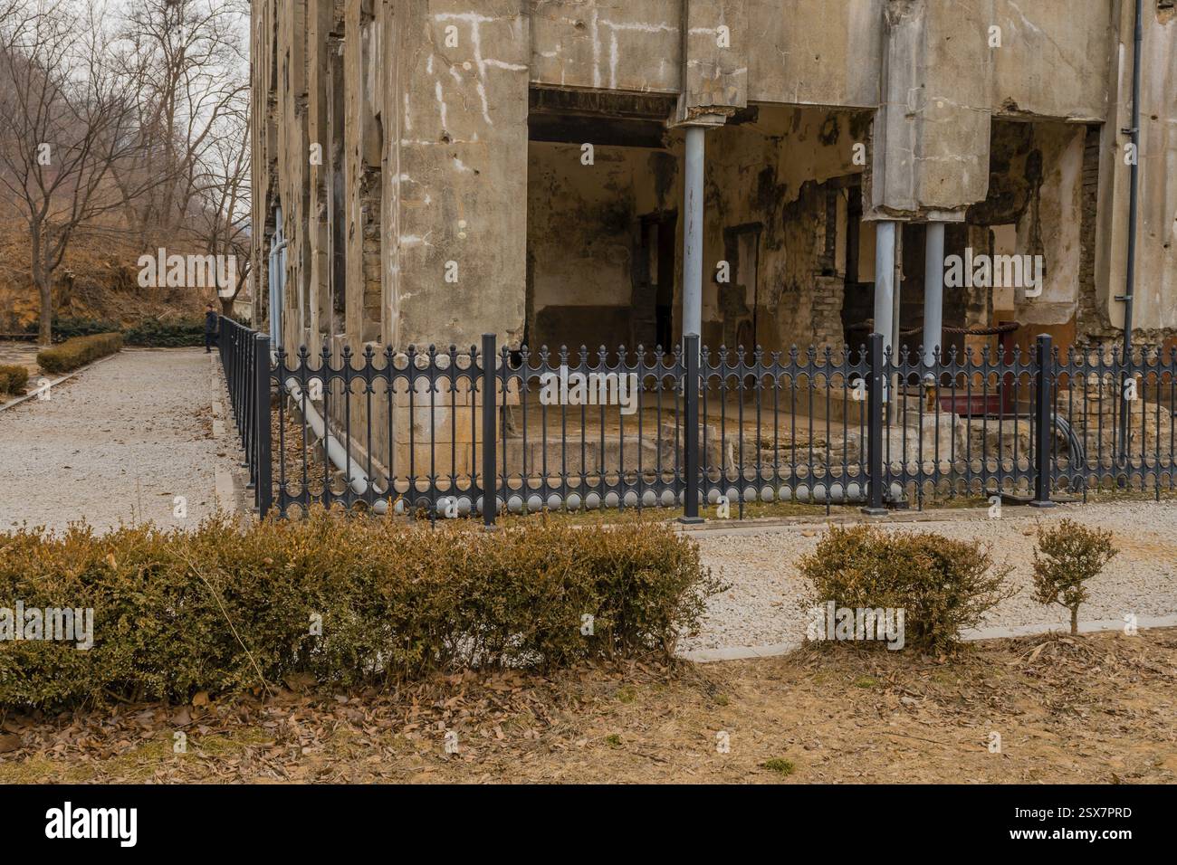 Cheorwon, South Korea, February 2, 2019, Rear and side exterior of ...