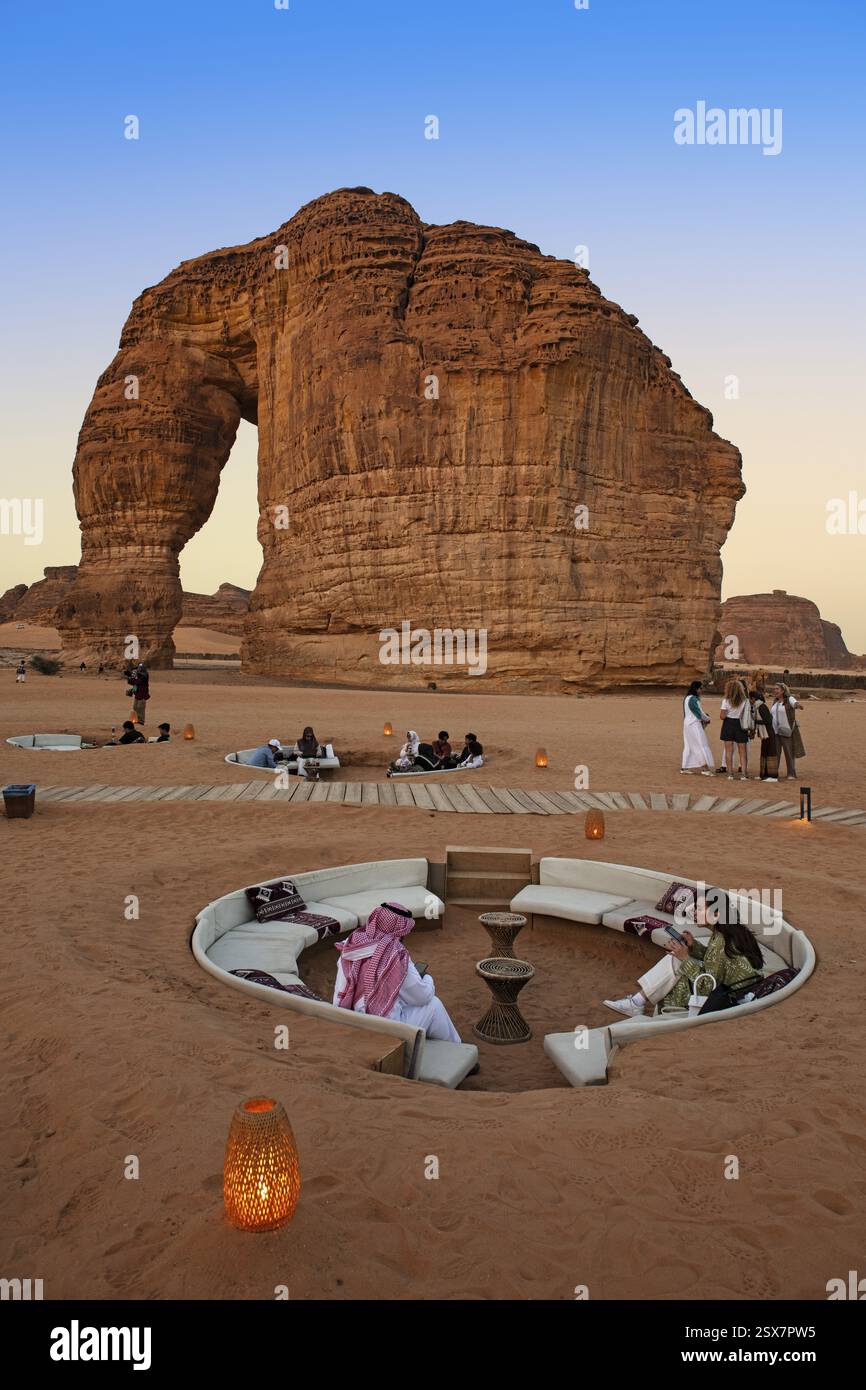 Jebel al Fil, elephant rock, sandstone, Al Ula, Saudi Arabia, Asia ...