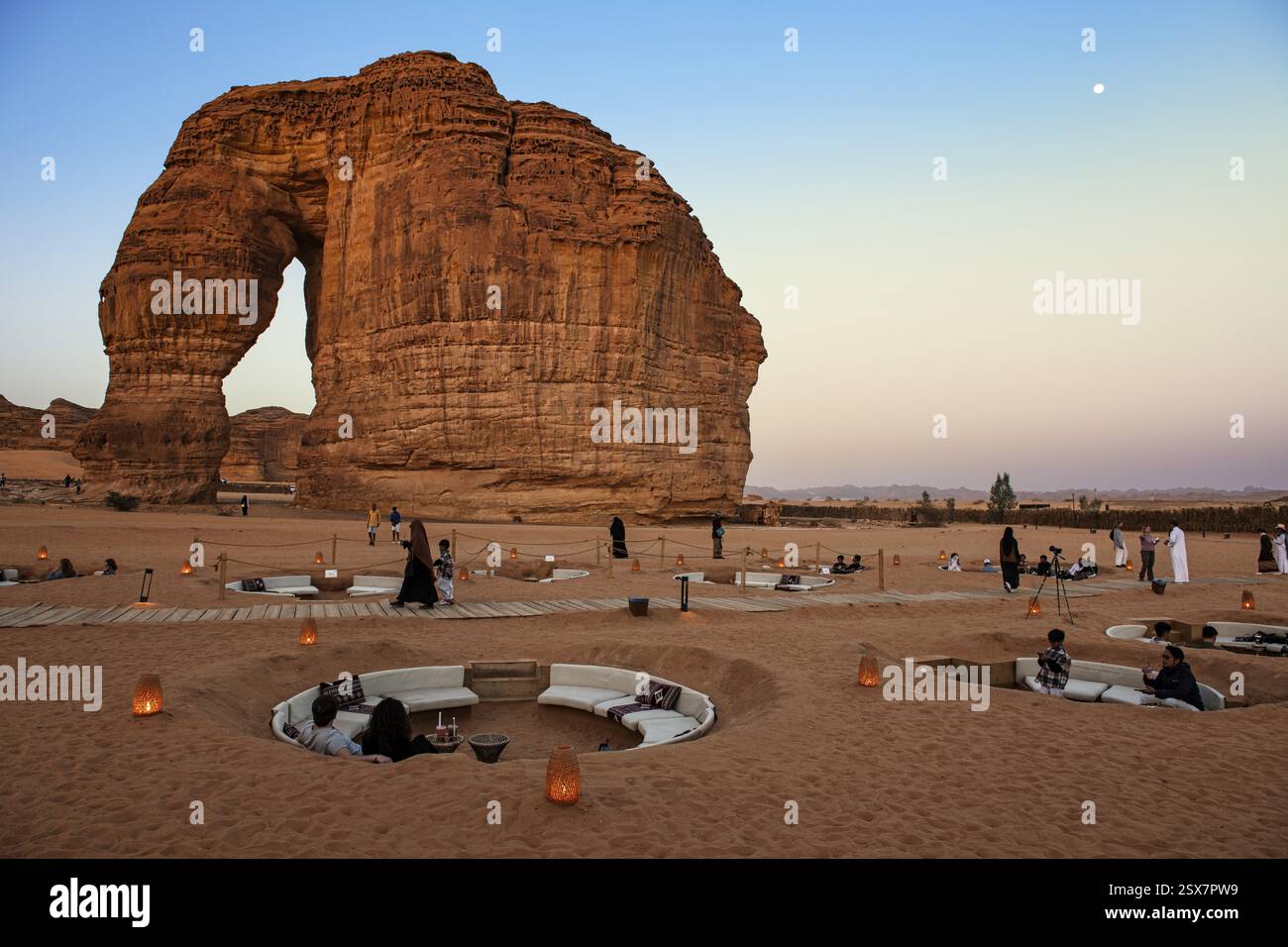Jebel al Fil, elephant rock, sandstone, Al Ula, Saudi Arabia, Asia ...