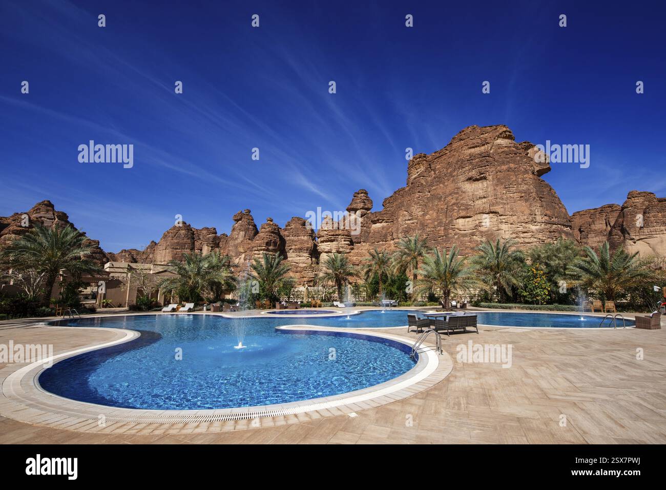 Hotel Shaden Resort, Al Ula, Kingdom of Saudi Arabia Stock Photo - Alamy