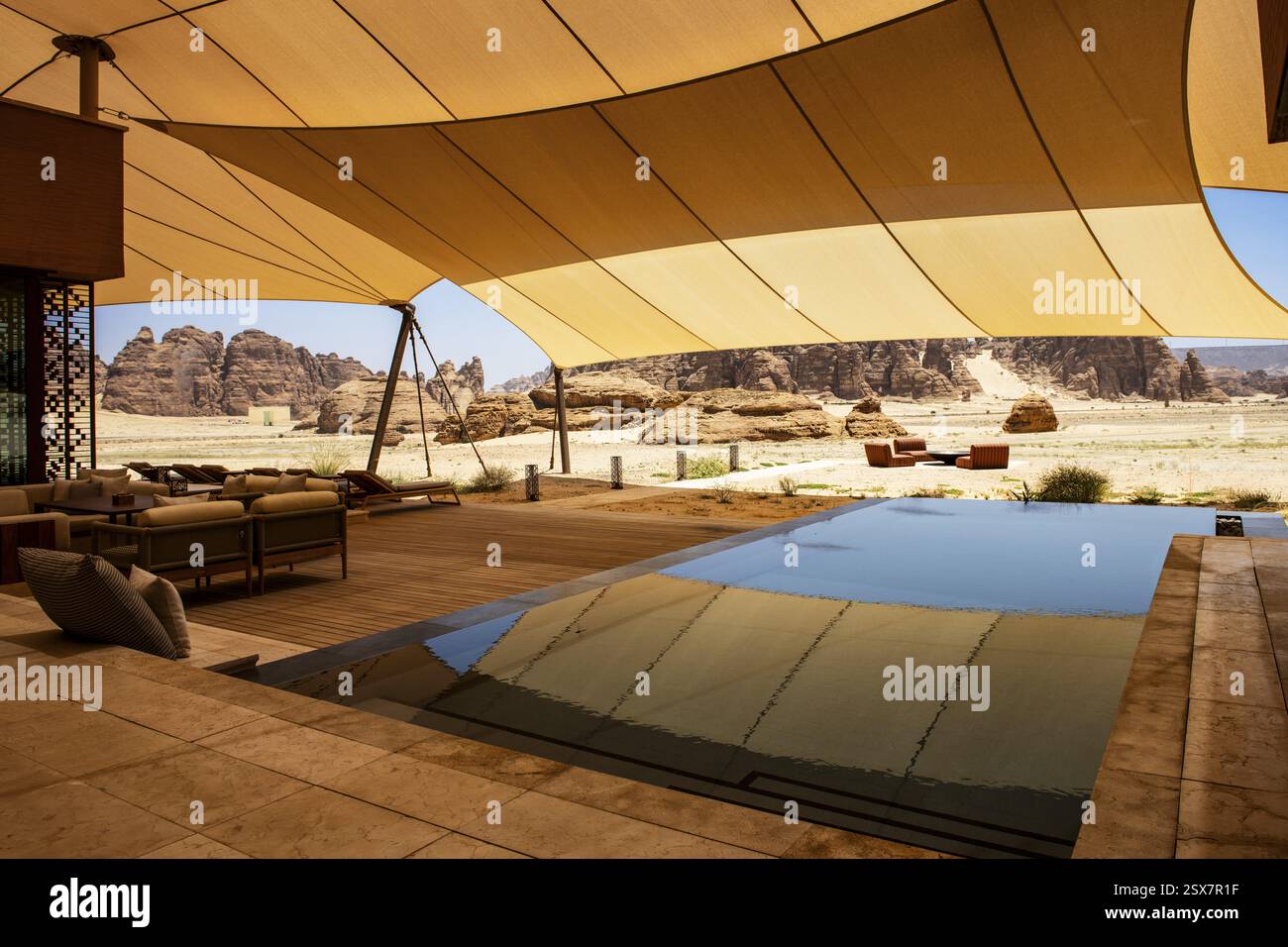 Banyan Tree Hotel, Bungalow with pool, Ashar Valley, Al Ula, Kingdom of ...