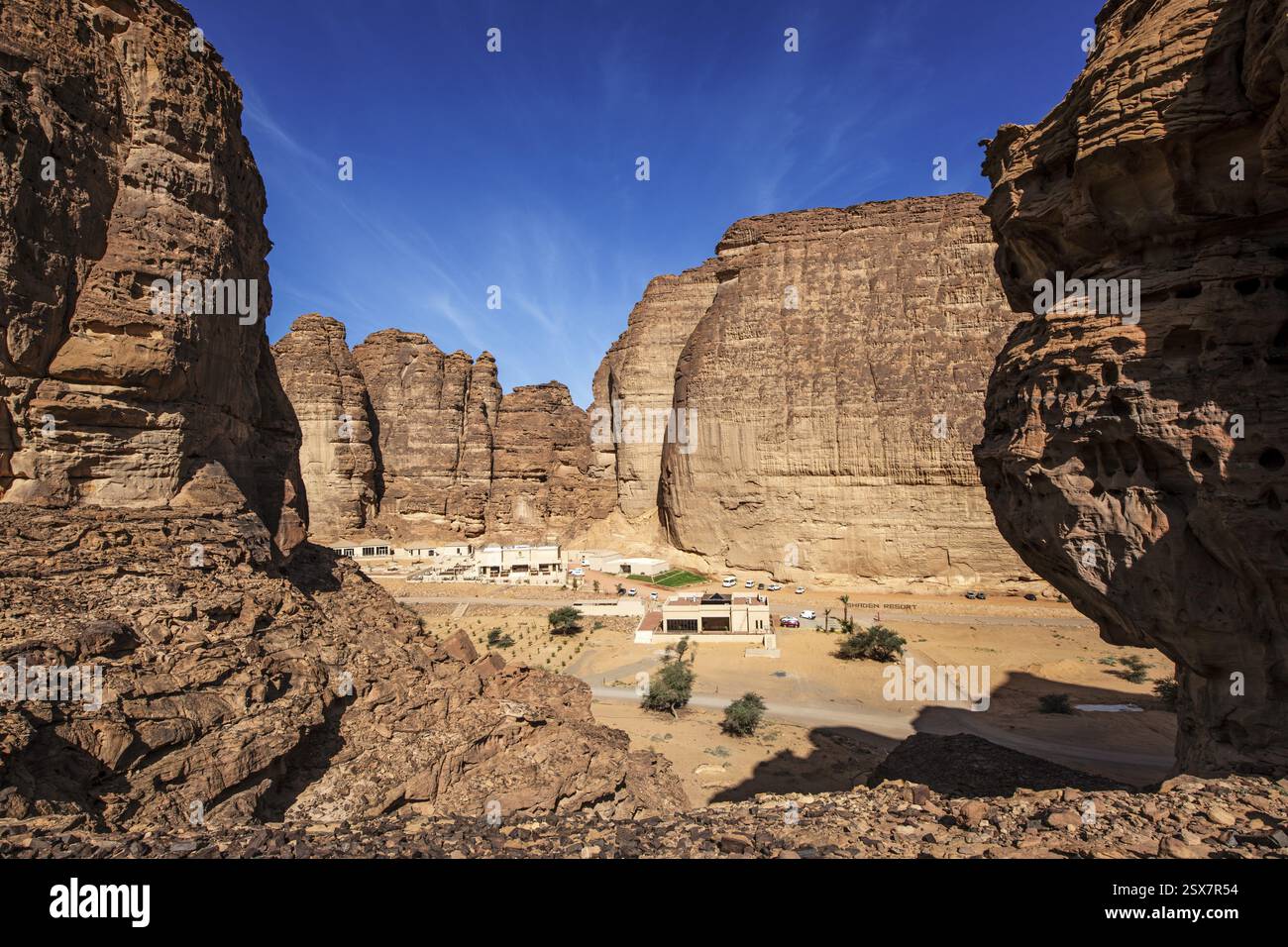 Hotel Shaden Resort, Al Ula, Kingdom of Saudi Arabia Stock Photo - Alamy