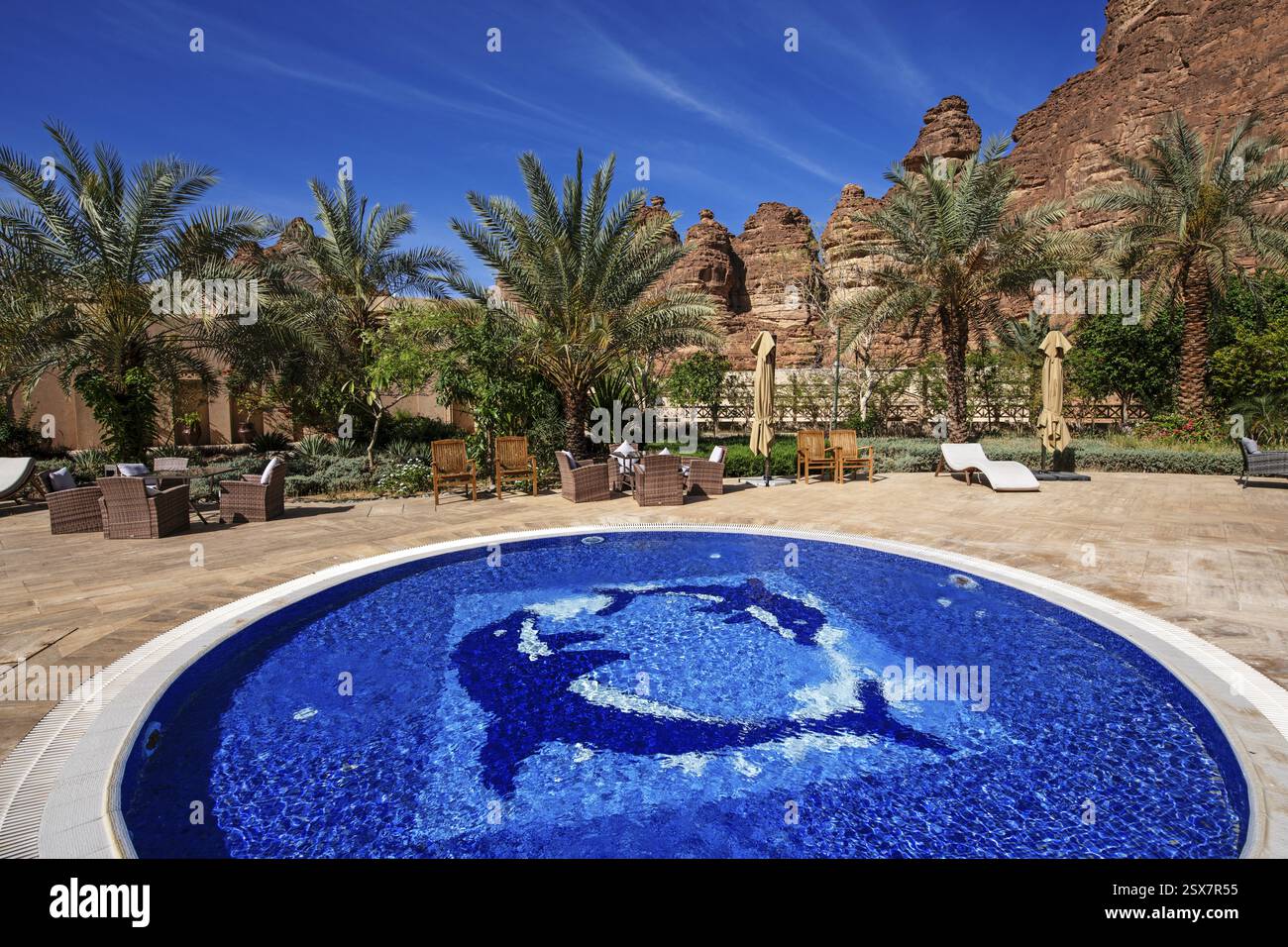 Hotel Shaden Resort, Al Ula, Kingdom of Saudi Arabia Stock Photo - Alamy