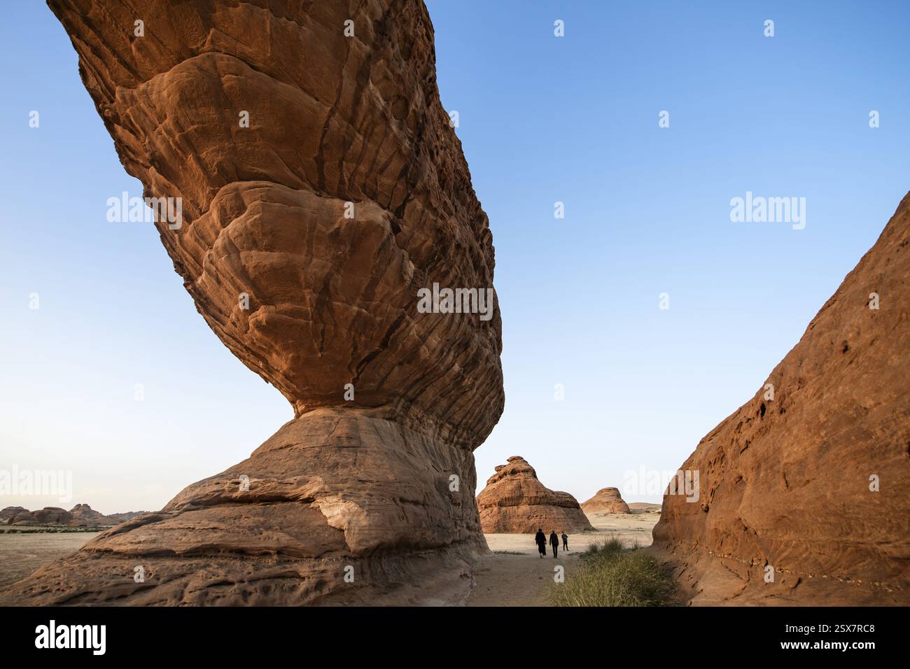 Rainbow Rock, The Arch, Hail Region, Al Ula, Saudi Arabia, Asia Stock ...