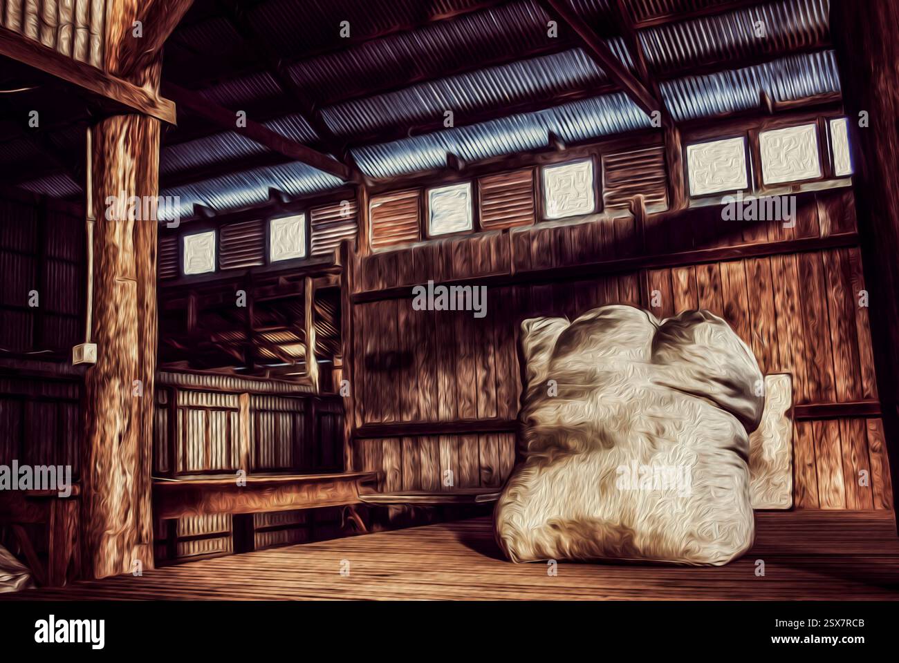 historic old shearing shed in Australia Stock Photo - Alamy