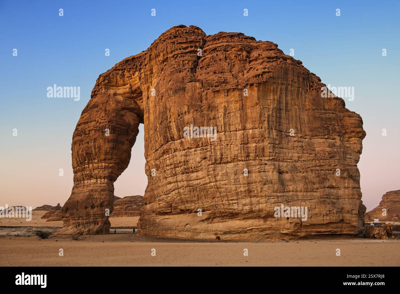 Jebel al Fil, elephant rock, sandstone, Al Ula, Saudi Arabia, Asia ...