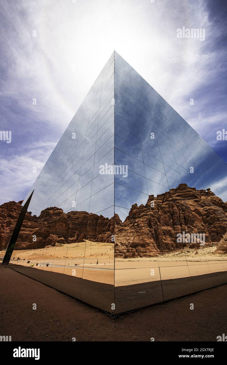 Maraya Concert Hall by the Gioforma architectural group, Al Ula, Kingdom of Saudi Arabia Stock ...