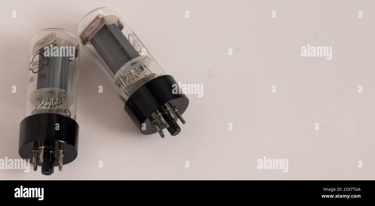 HI-FI amplifier tube Stock Photo - Alamy