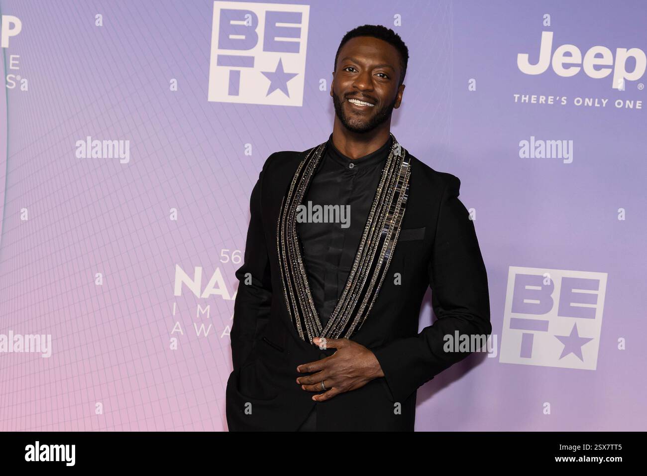 Pasadena, USA. 22nd Feb, 2025. Aldris Hodge attends the arrivals of the ...