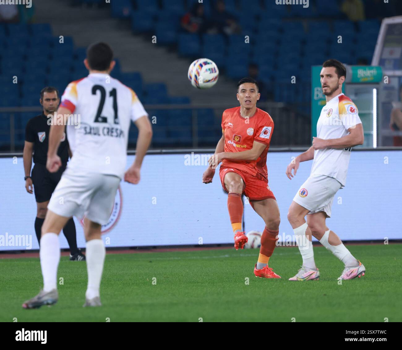 New Delhi, Delhi, India. 22nd Feb, 2025. Nongmeikapam Suresh Meitei of ...
