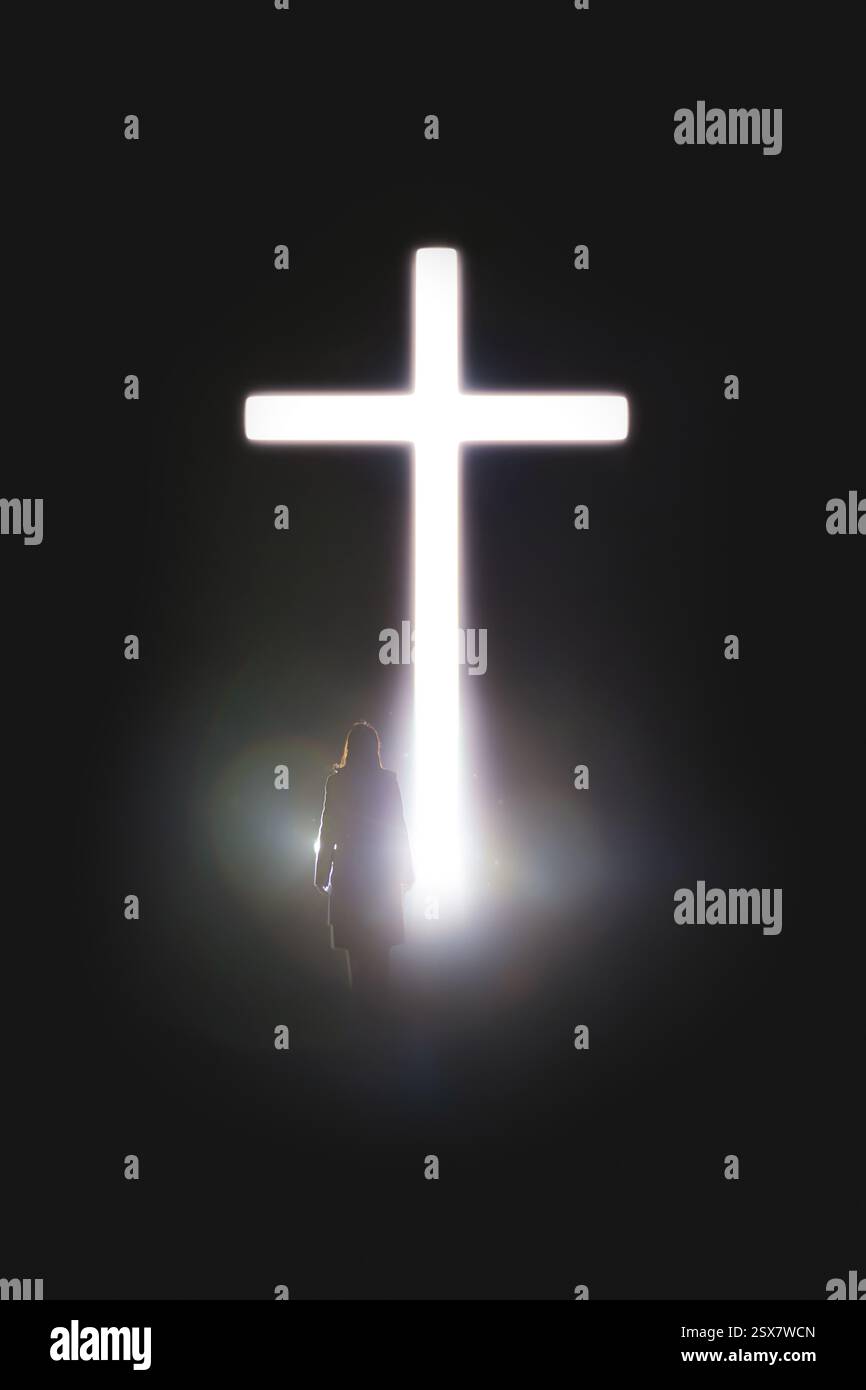 The cross of Jesus Christ symbolizing death, resurrection and salvation ...