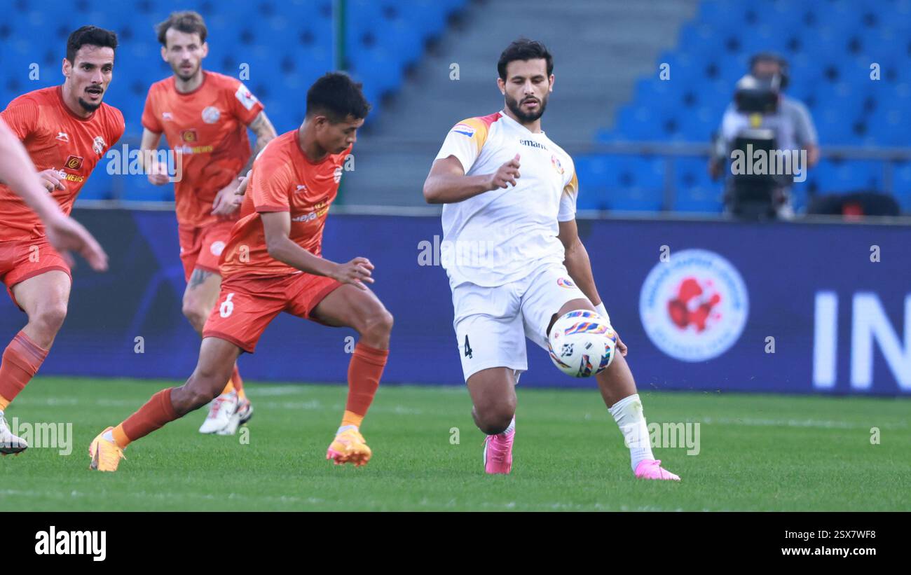 New Delhi, Delhi, India. 22nd Feb, 2025. Anisa Anwar Ali of East Bengal ...