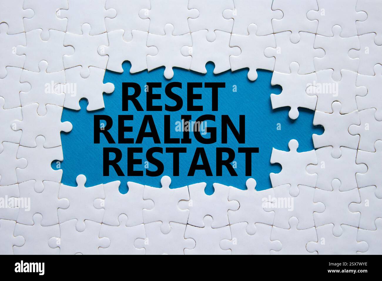 Reset Realign Restart symbol. Concept words Reset Realign Restart on ...