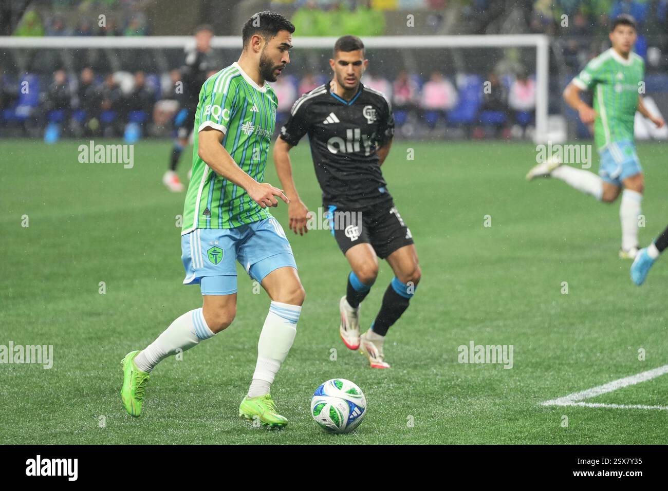 Seattle, United States. 22nd Feb, 2025. Seattle Sounders FC defender ...