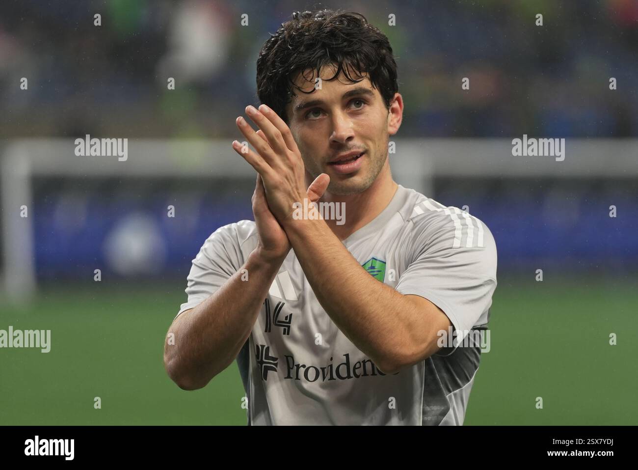 Seattle, United States. 22nd Feb, 2025. Seattle Sounders FC forward ...