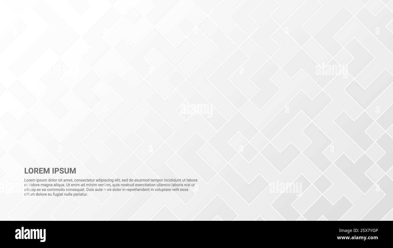 white abstract geometric background design Stock Vector Image & Art - Alamy