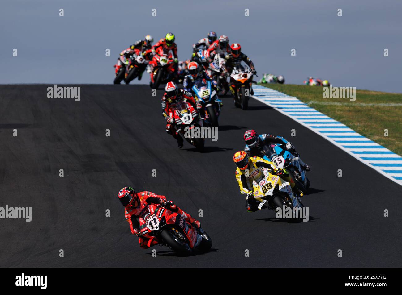 Phillip Island, 23 Feb 2025: Nicolo Bulega (ITA) of Aruba.It Racing ...