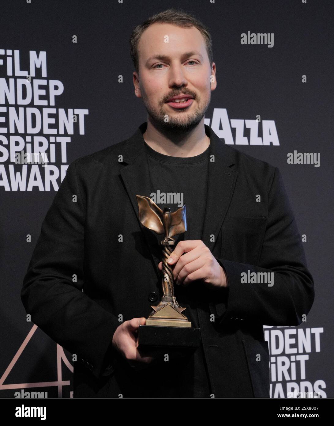 Los Angeles, USA. 22nd Feb, 2025. Gints Zilbalodis, winner of the Best ...