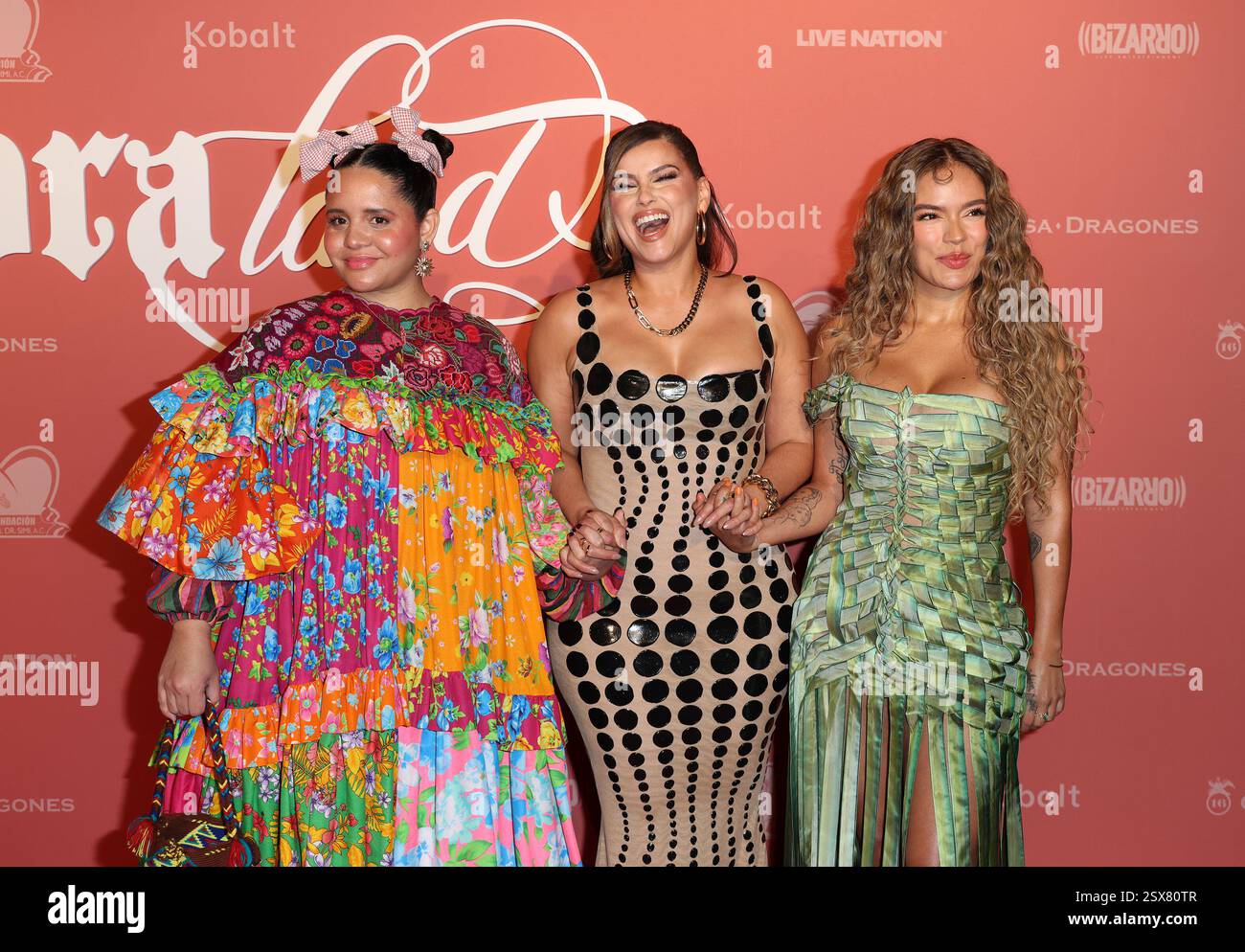 MIAMI, FL - FEBRUARY 22: Lido Pimienta, Nelly Furtado and Karol G ...