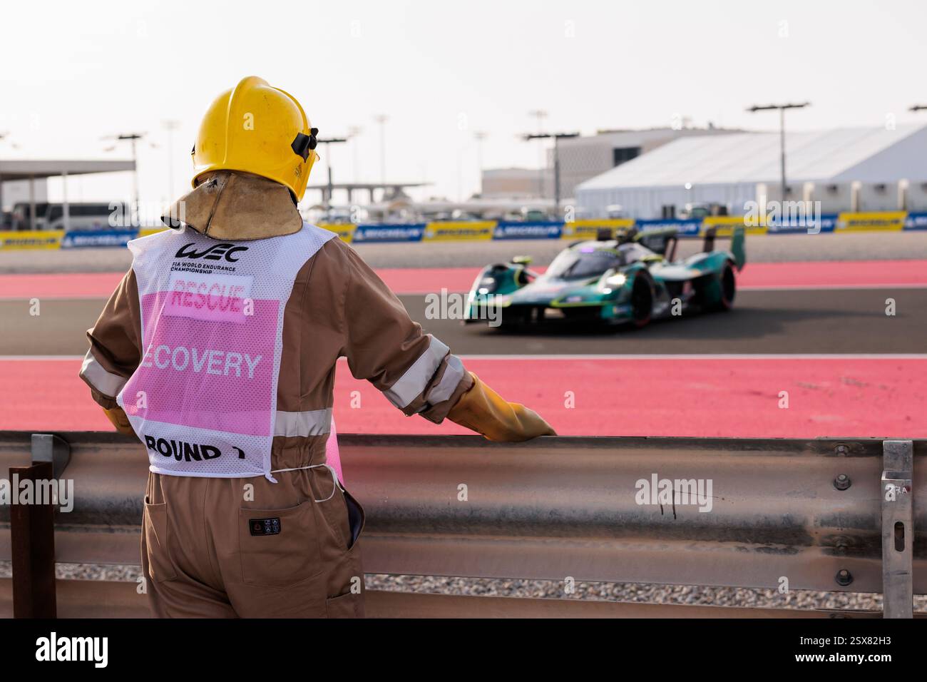 Marshall during the Prologue of the 2025 FIA World Endurance ...