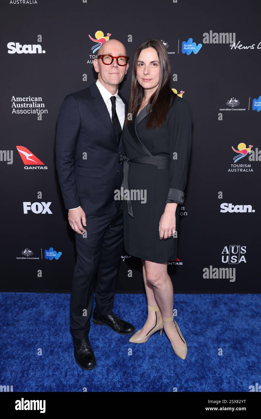 Los Angeles, California, USA. 21st February, 2025. Ned McNeilage and ...