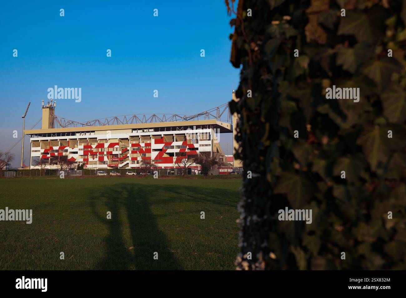 Monza, Italy. 21st Feb, 2025. A general view of the stadium prior to the UEFA Women's Nations ...