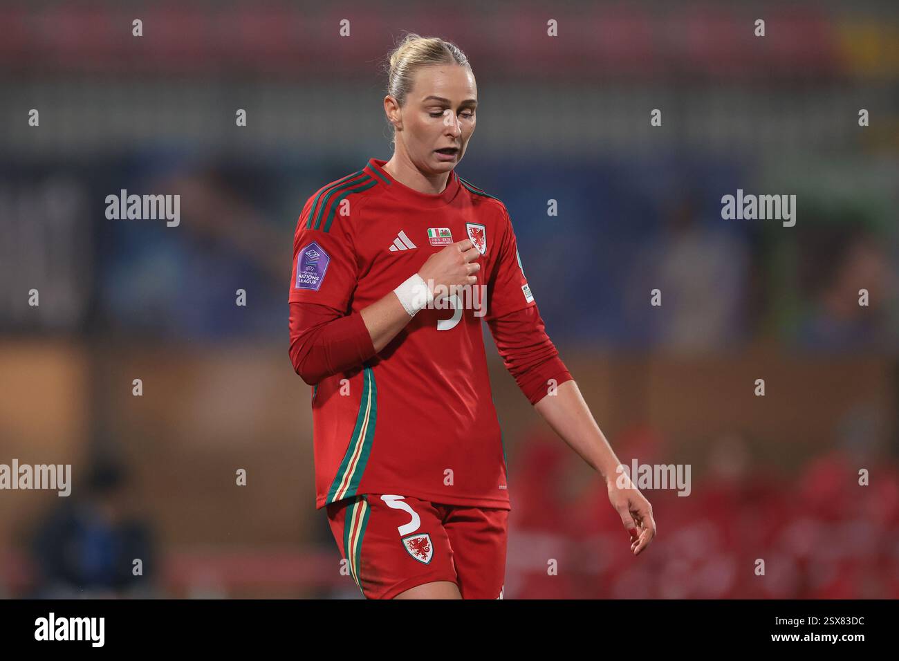 Monza, Italy, 21st February 2025. Rhiannon Roberts of Wales during the ...