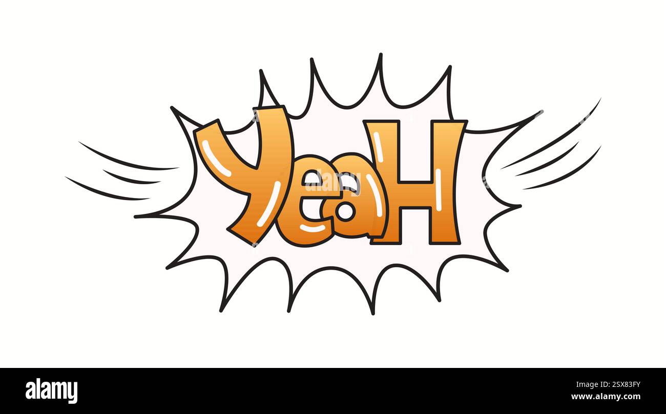 Animated comic burst banner vibrant hi-res stock photography and images ...