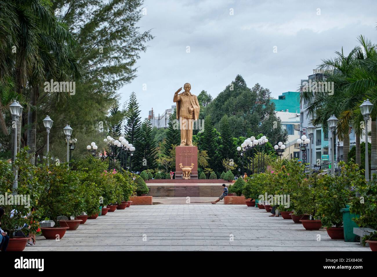 Statue of Ho Chi Minh ("Uncle Ho"), who in 1945 became the 1st ...
