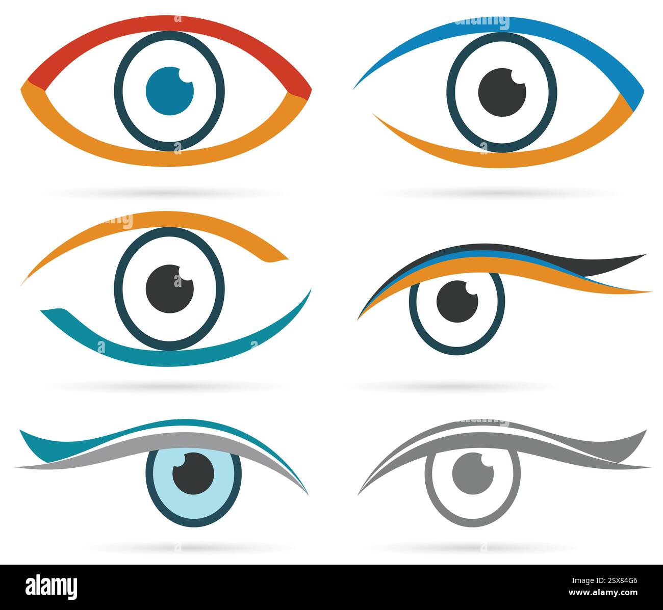 Ojos vector Stock Vector Images - Alamy