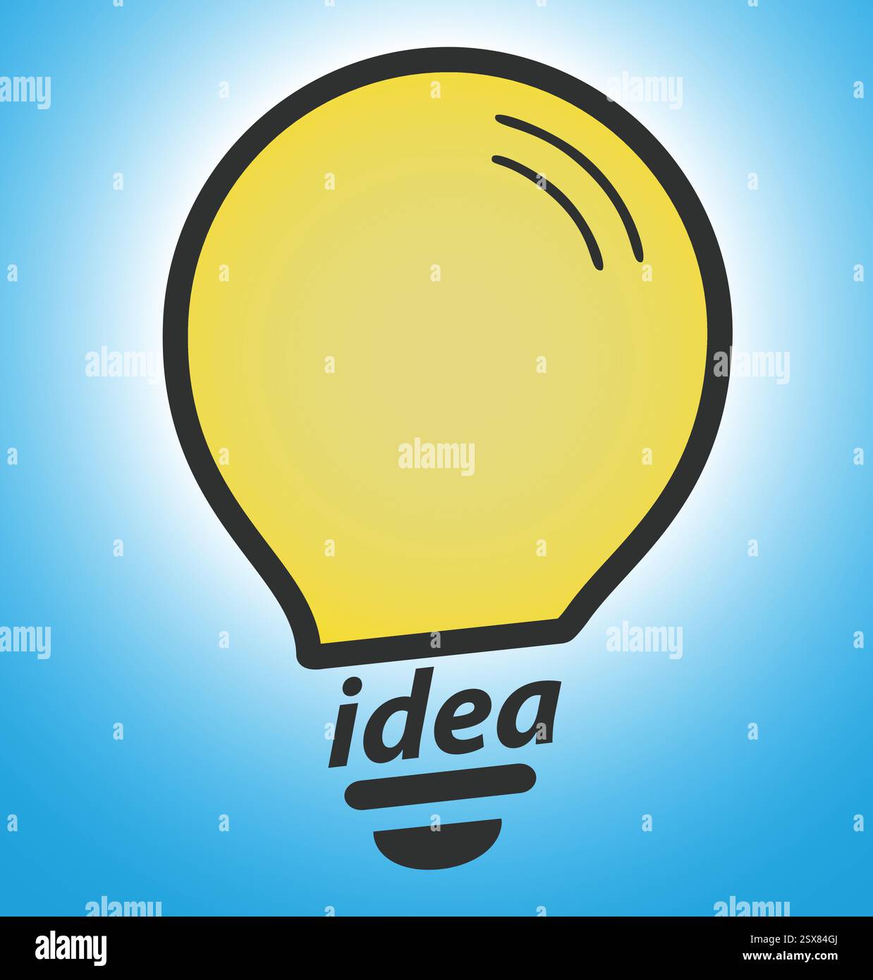 Light bulb brain creative Stock Vector Images - Alamy