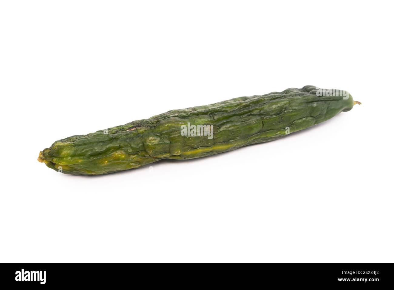 Rotten cucumber isolated on white background Stock Photo - Alamy