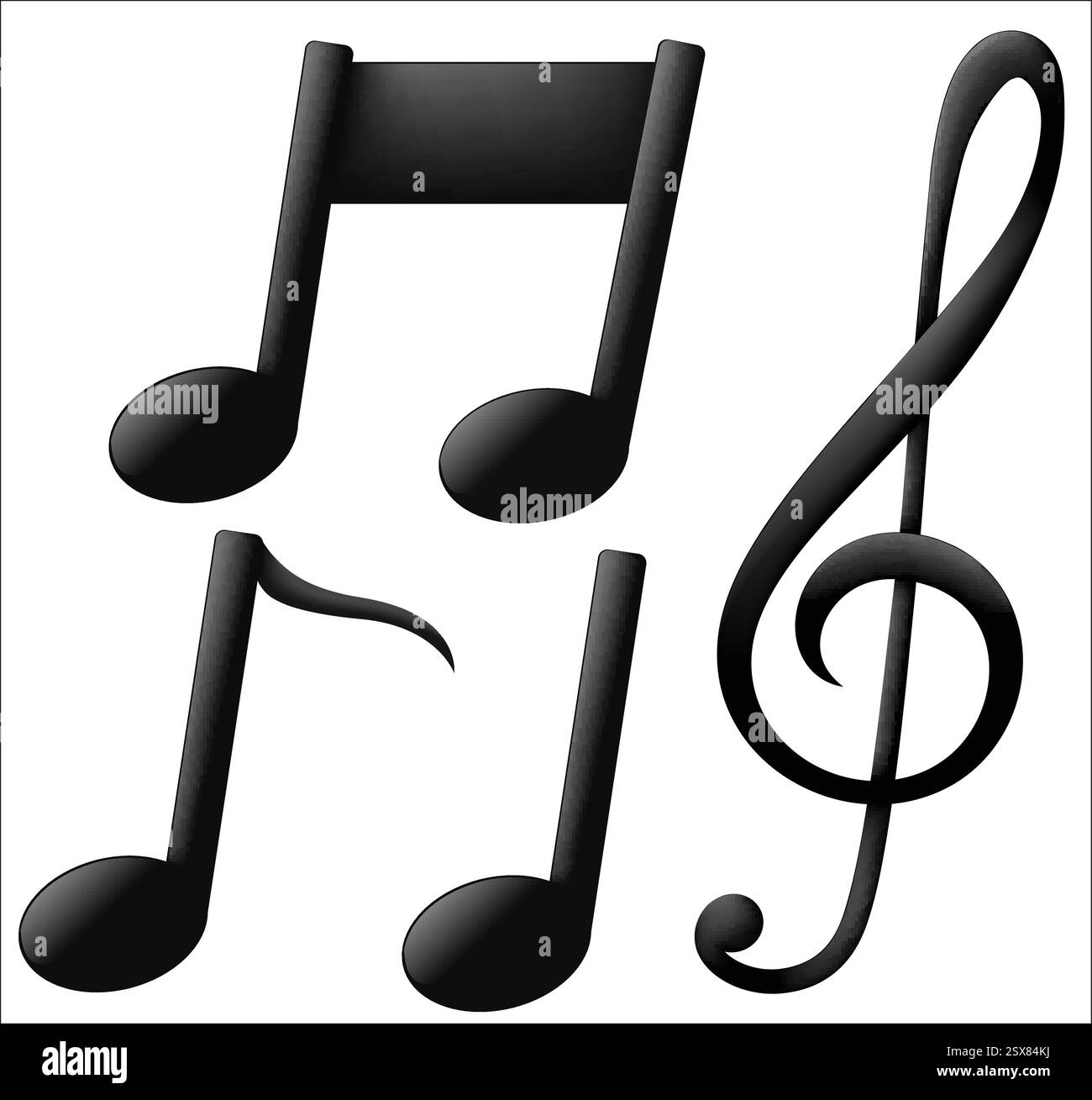 Sound waves icons on Stock Vector Images - Alamy