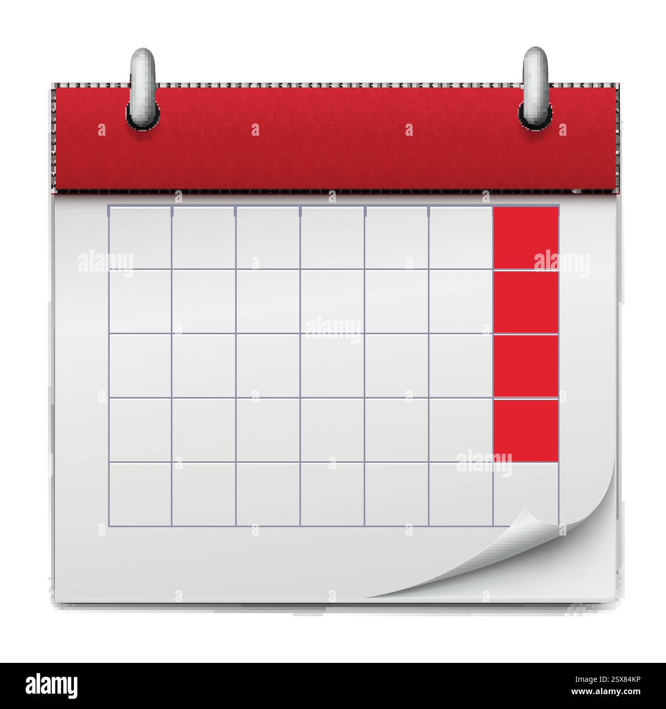 Calendar icon notebook business of planning, concept Stock Vector Image ...