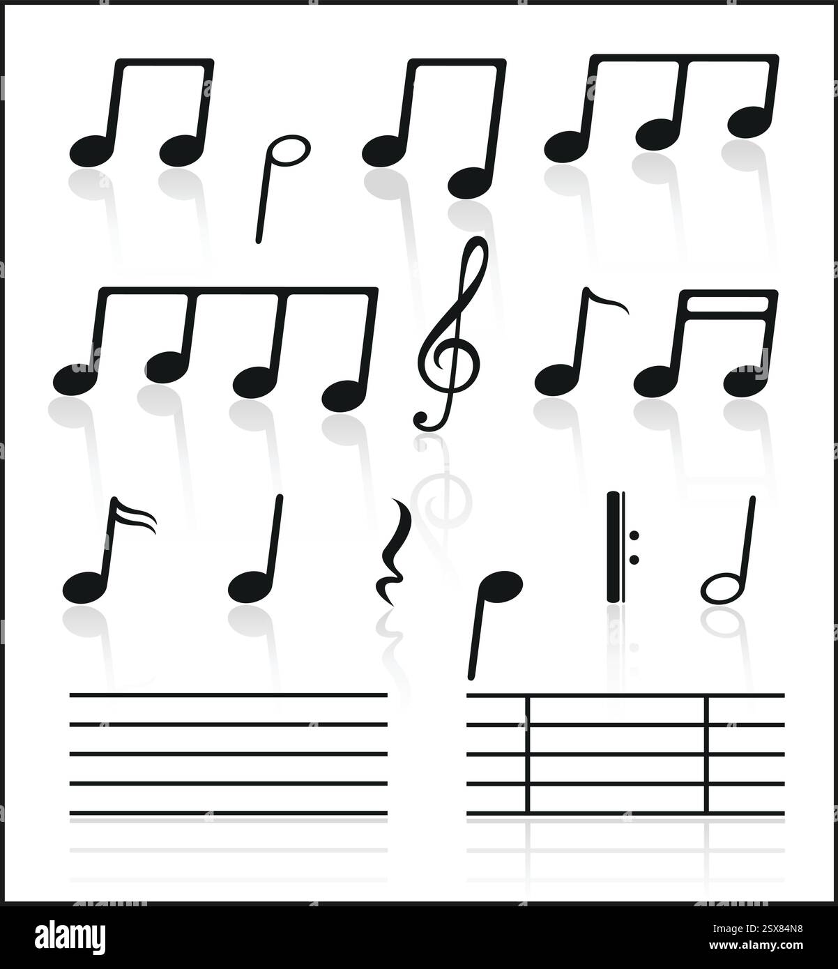 Set of notes hi-res stock photography and images - Alamy