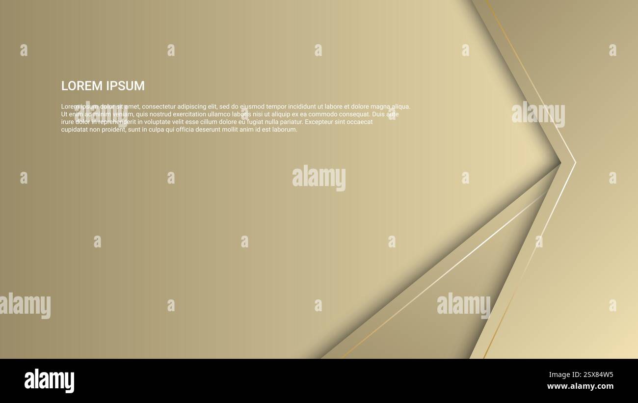 elegant luxury gold color background design Stock Vector Image & Art ...