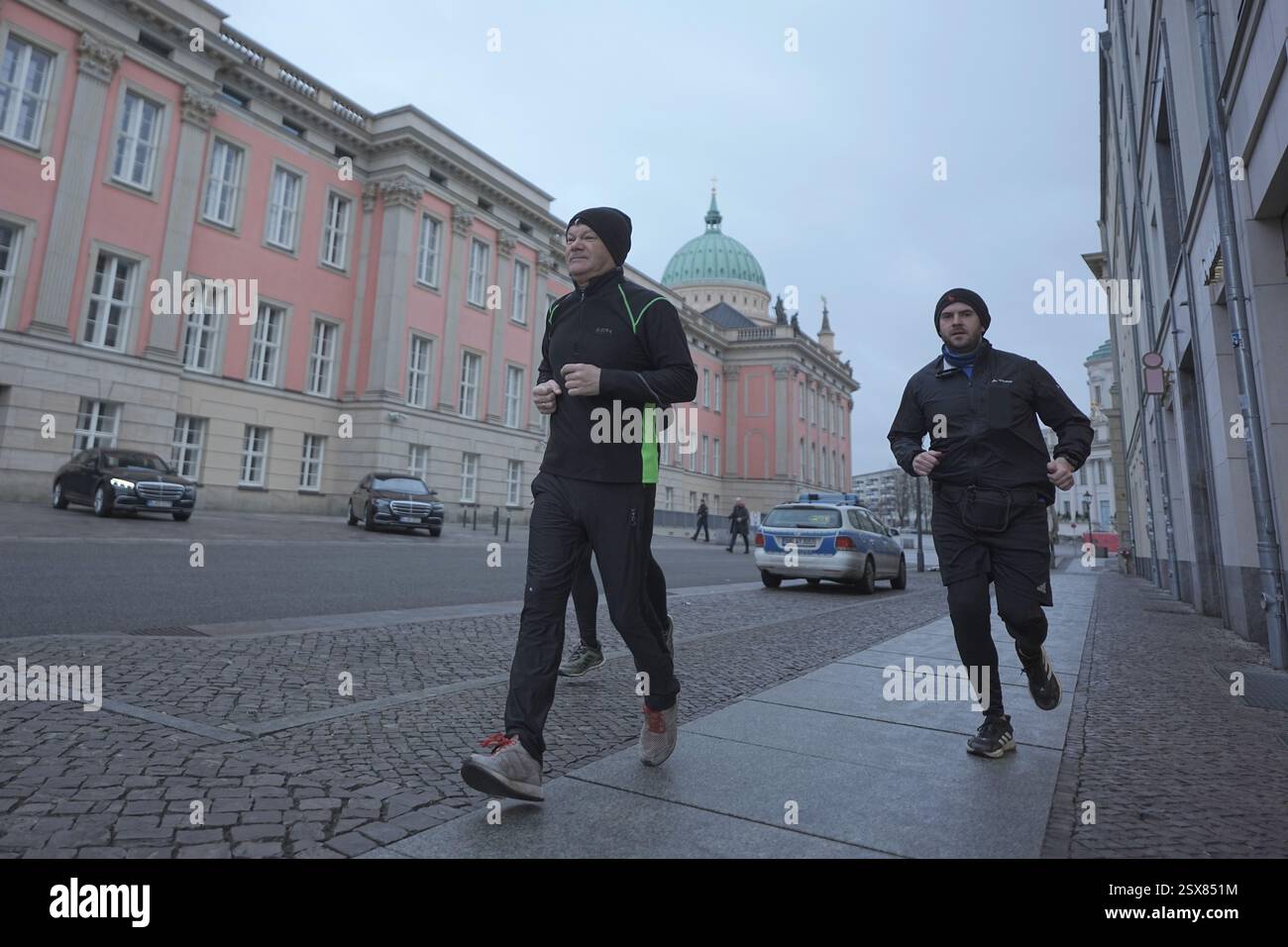 Potsdam, Germany. 23rd Feb, 2025. Federal Chancellor Olaf Scholz (SPD ...